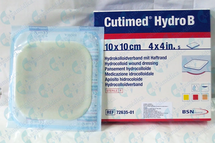 Aposito Cutimed Hydro B 4x4 Pulgadas/ 10x10 cm Hidrocoloide